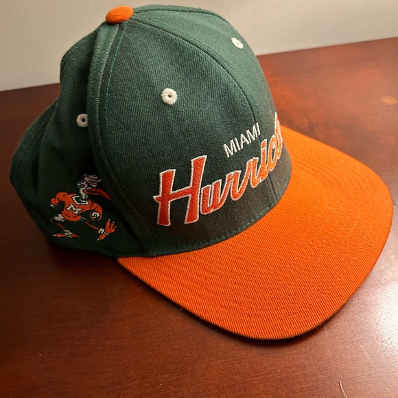 Nostalgia | Accessories | Miami Hurricanes Snap Back Ball Cap | Poshmark